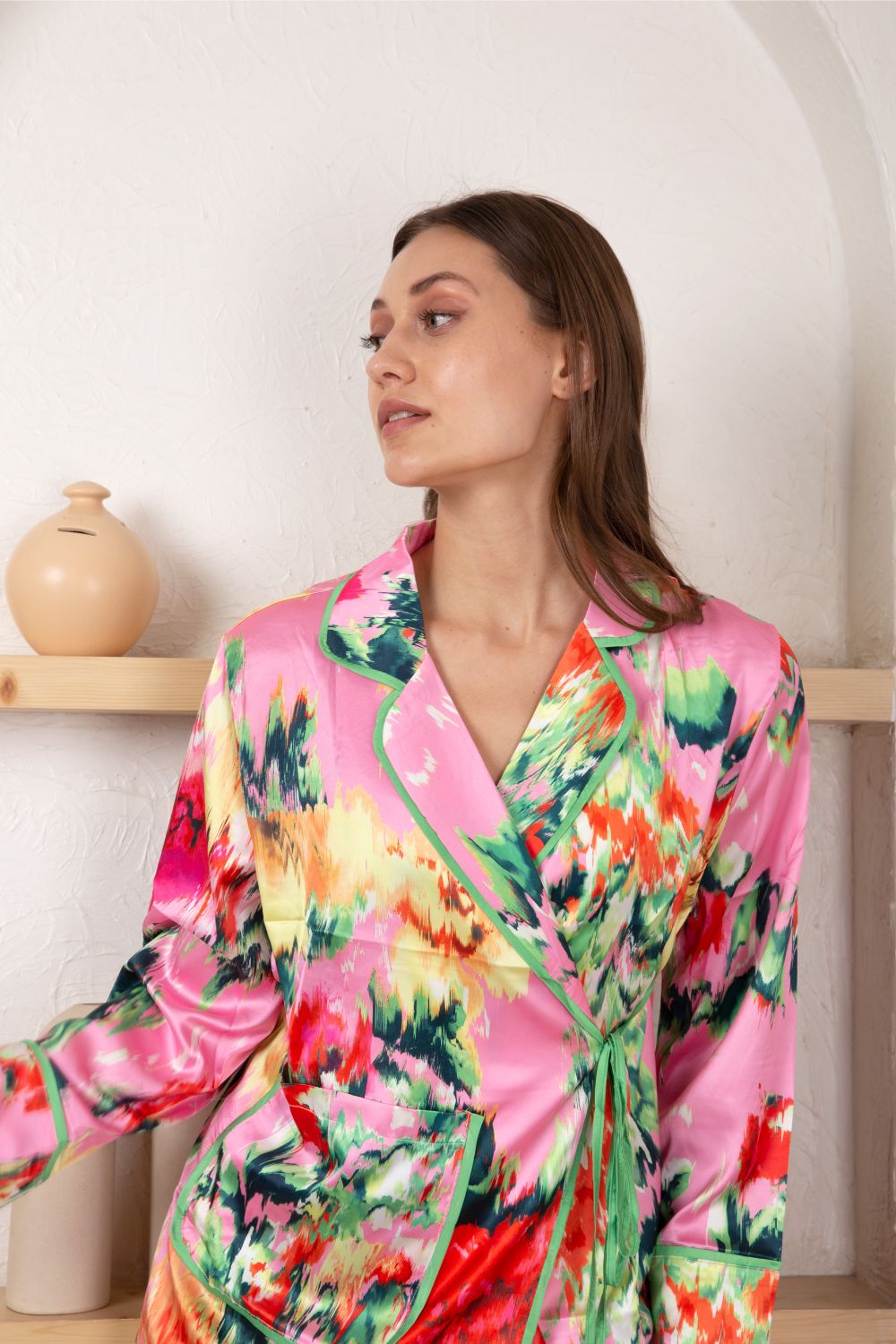 Shibori Robe Style Co-ord Set | Women | Dusk – Dusk Attire